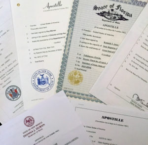 Apostille Examples